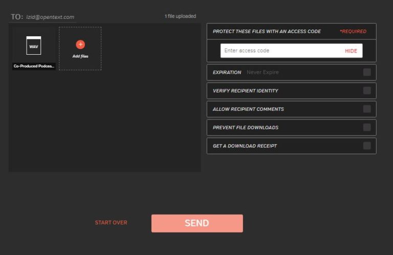 Audio access code - Hightail Blog